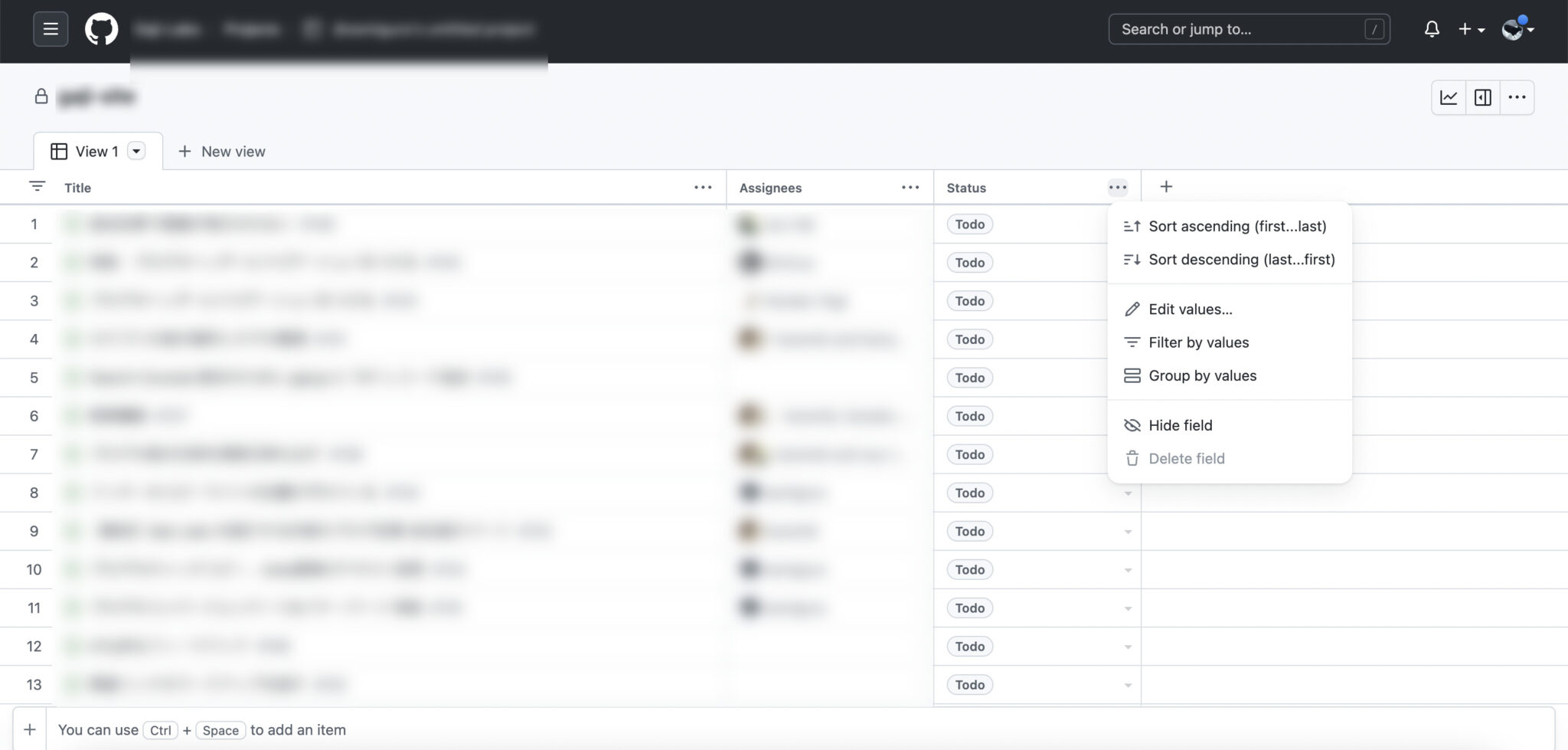新しくなった GitHub Projects を使ってみた ++ Gaji-Laboブログ